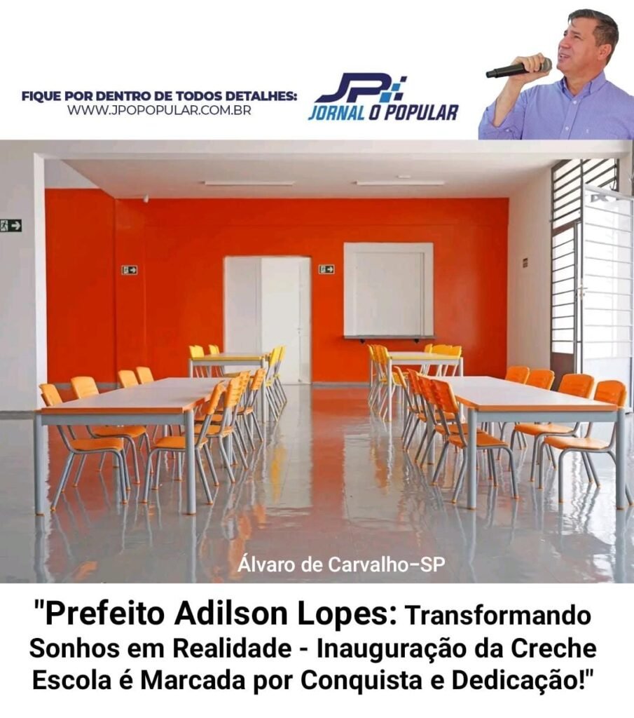 Prefeito Adilson Lopes: Transformando Sonhos em Realidade - Inauguração ...