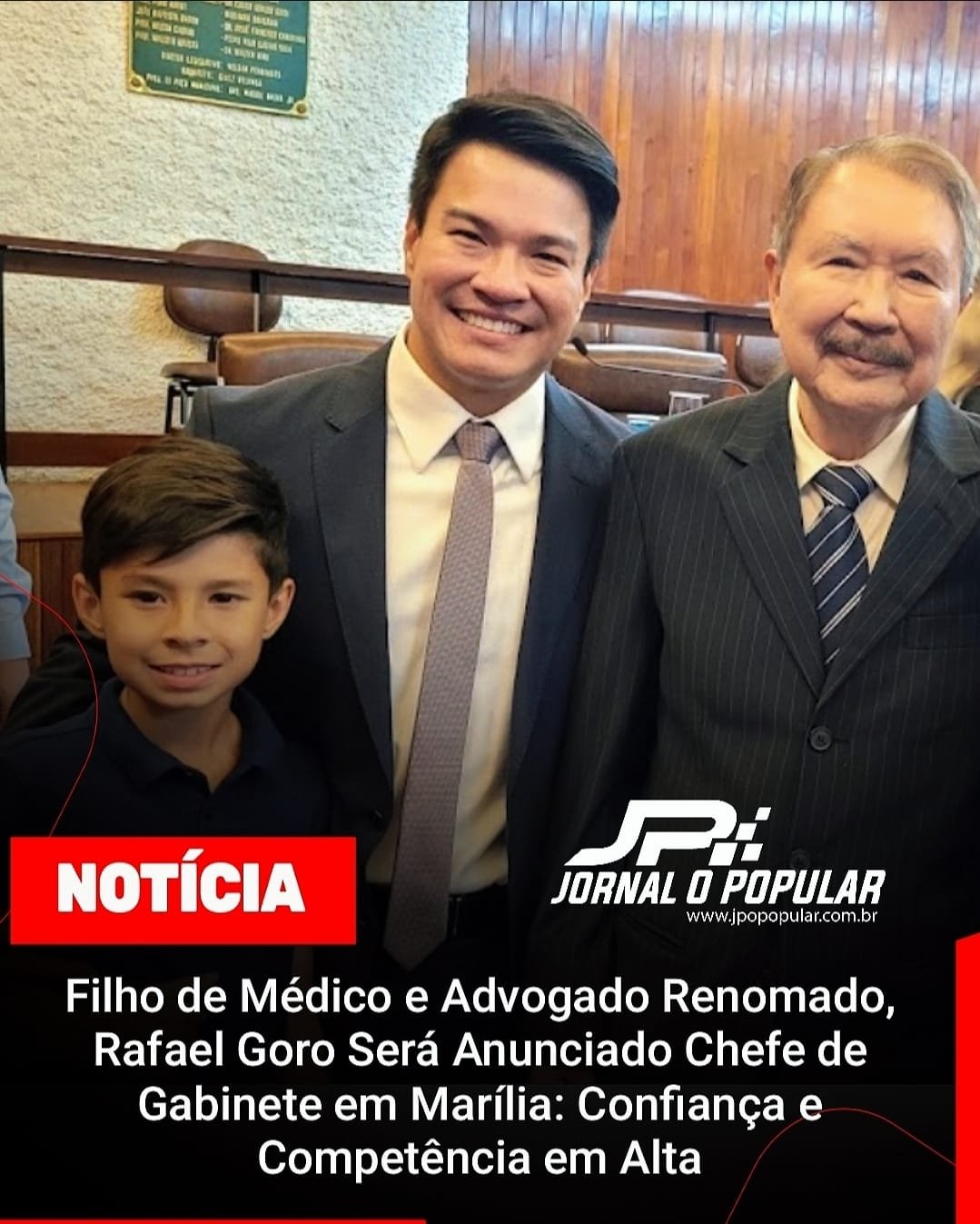 Filho de Médico e Advogado Renomado, Rafael Goro Será Anunciado Chefe ...