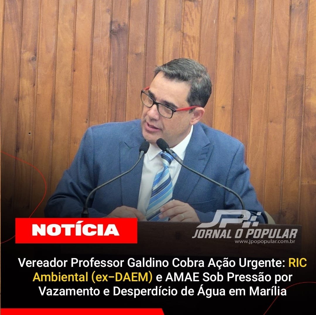 Vereador Professor Galdino Cobra Ação Urgente: RIC Ambiental (ex-DAEM ...