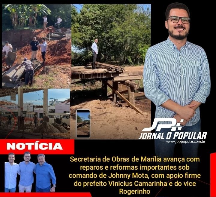 Secretaria de Obras de Marília avança com reparos e reformas ...