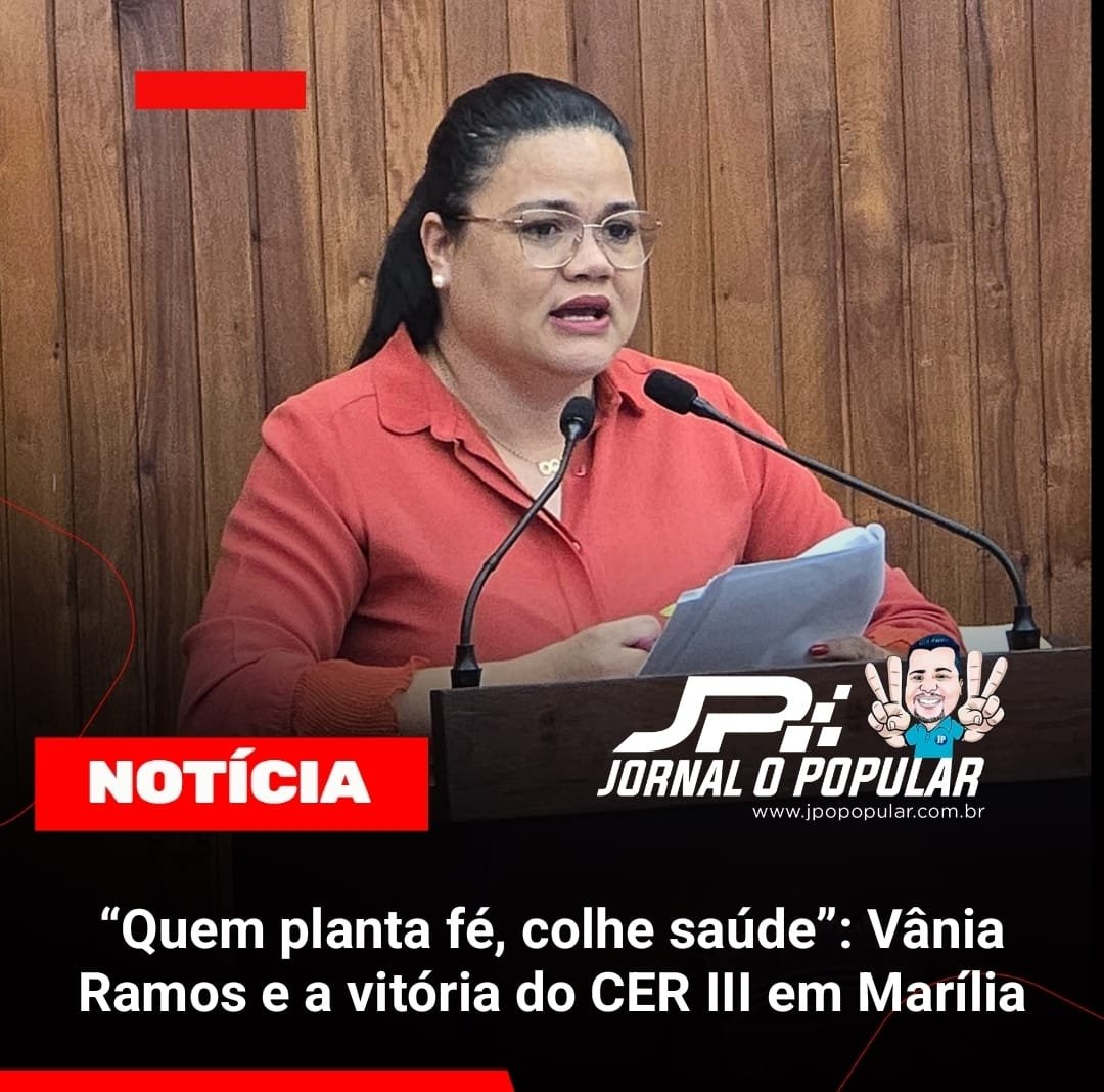 “Quem planta fé, colhe saúde”: Vânia Ramos e a vitória do CER III em ...